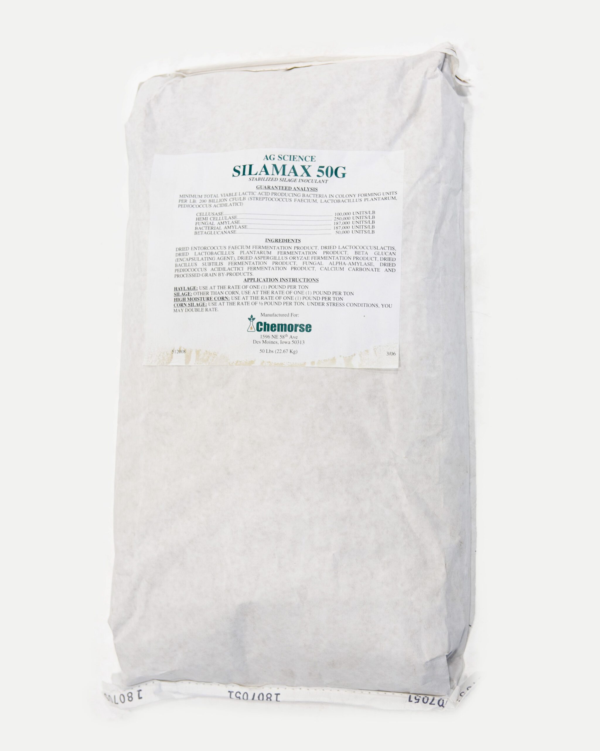 Buy Silage Inoculant Products from Blue Lake Plastics